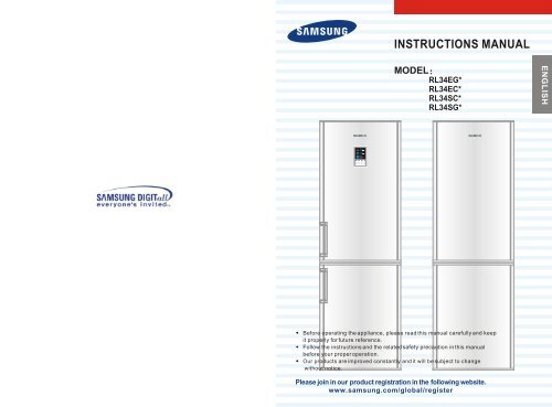 Samsung RL34SCPS (RL34SCPS1/XEG ) - Manuel de l'utilisateur 1.53 MB ...