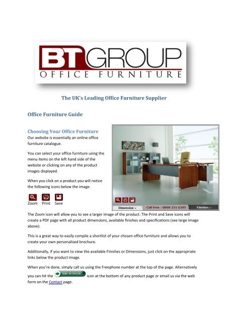 BT Office - Office Furniture Guide