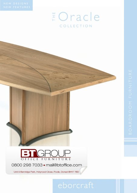 BT Office Furniture - The Oracle Collection Brochure