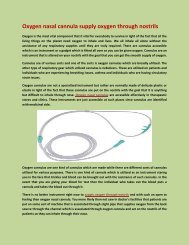 Use Nasal Oxygen Cannula with best instructions