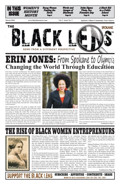 Black Lens News - March 2016