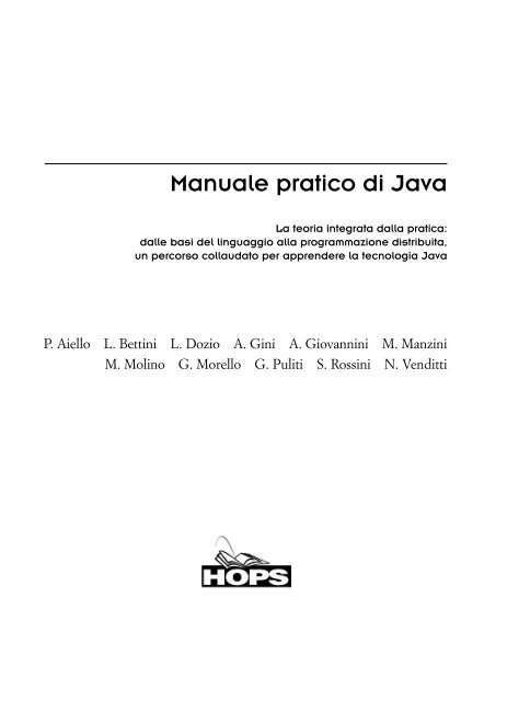 Manuale Java