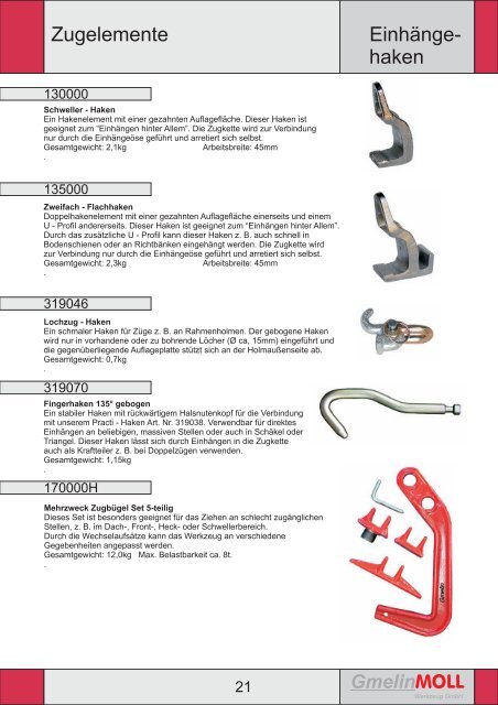 Zugelemente Puller 125001