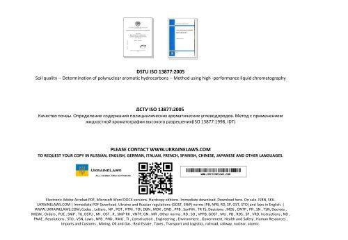 ISO 13877 2005 (TRANSLATION)