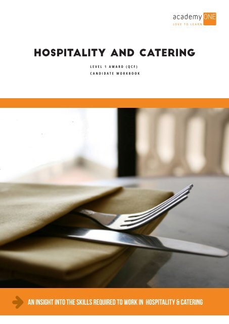Hospitality & Catering workbook_ with Cust Service