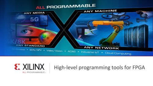 High-level programming tools for FPGA