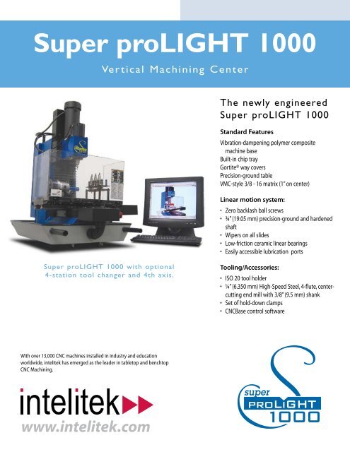 Super proLIGHT 1000 - Intelitek