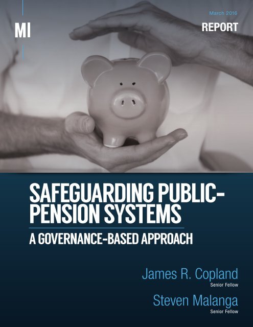 SAFEGUARDING PUBLIC- PENSION SYSTEMS