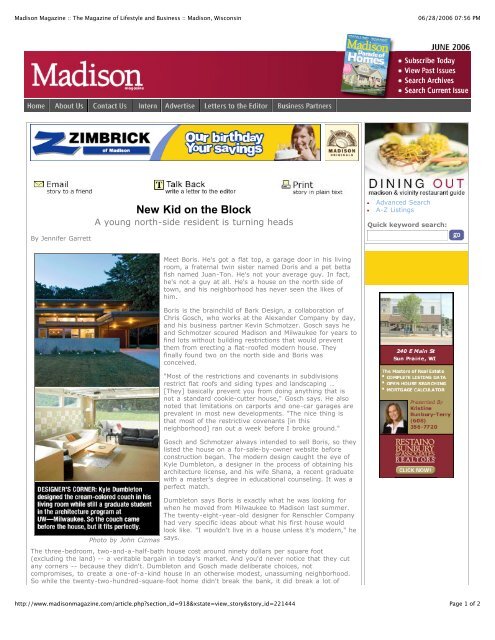 Madison Magazine :: The Magazine of Lifestyle and ... - bark design