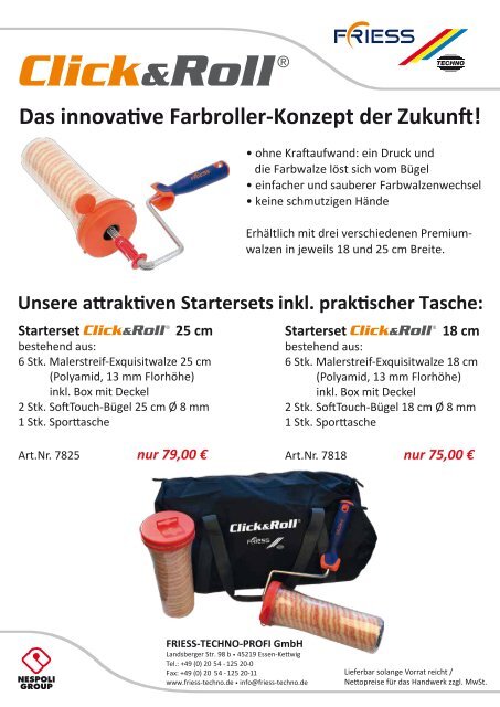 Click&Roll Starterset