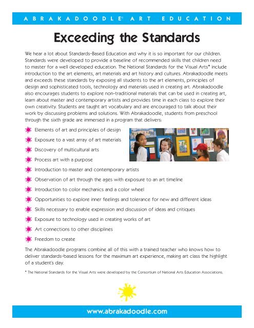 Exceeding the Standards