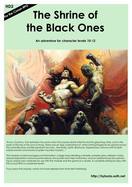Hd2 The Shrine Of The Black Ones Hyborian Age Xoth