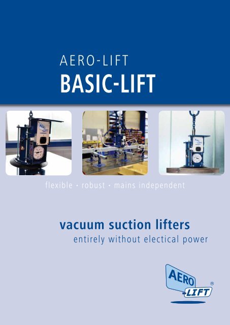 BASIC-LIFT vacuum suction lifters