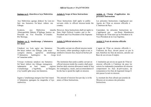 Official Gazette nᵒ 10