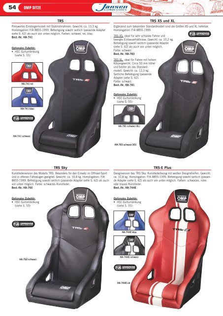 54 OMP SITZE HA-741 rot T