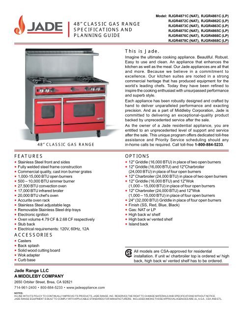 This is Jade. FEATURES ACCESSORIES ... - Dynasty Stoves