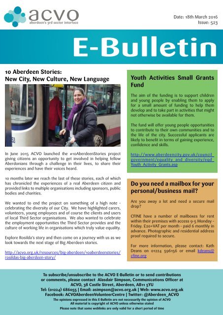 E-Bulletin