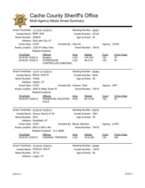 Cache County Sheriff's Office