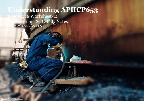 Understanding API ICP653 Reading 18-Worksheet-12 Understanding API ICP653 Reading 18-Worksheet-12