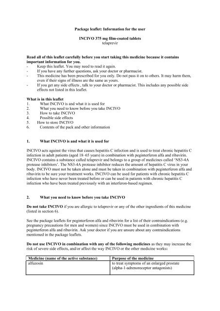 View Patient Information Leaflet