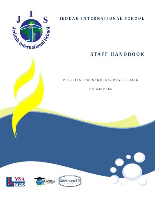 Staff Handbook - new cover page
