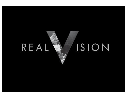 Real Vision Corporate Brochure