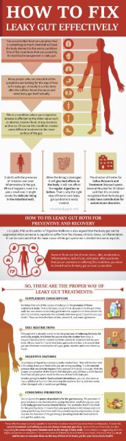 How to fix leaky gut effectively