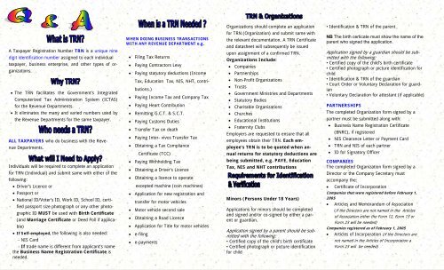 Taxpayer Registration Number TRN - Made Easy - Tax ...