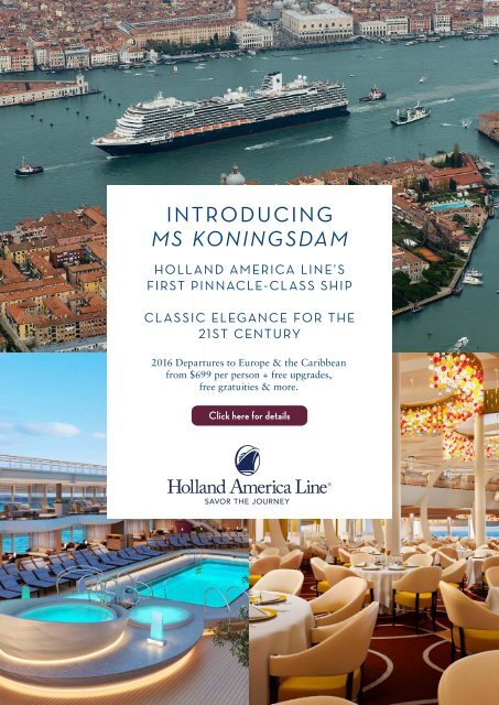 INTRODUCING MS KONINGSDAM