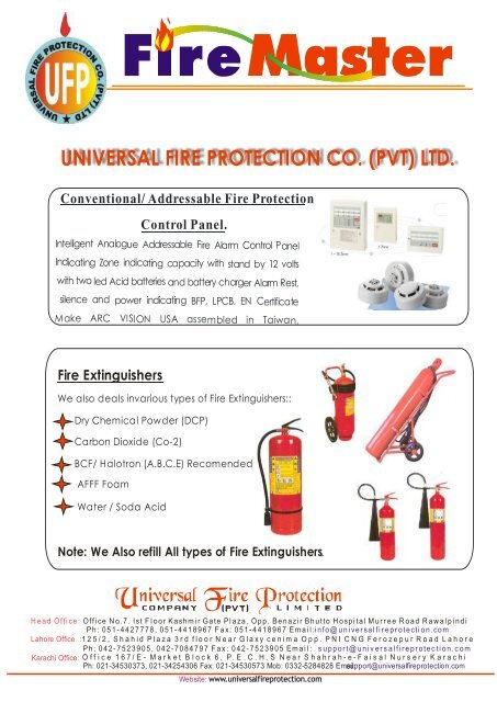 Types Of Fire Fighting Equipment - Infoupdate.org