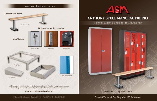 Clean Line Lockers - Anthony Steel Manufacturing