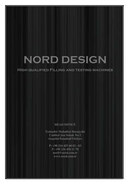 CATALOGUE- NORD DESIGN