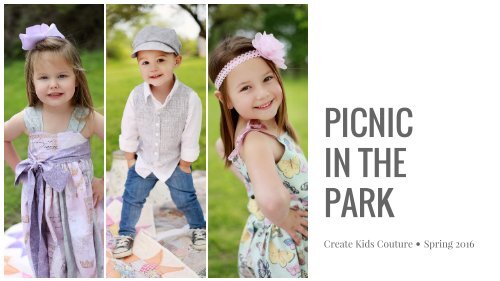 Create Kids Couture Spring Forecast 2016