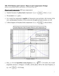 Lead Compensator Design Using Root Locus Techniques