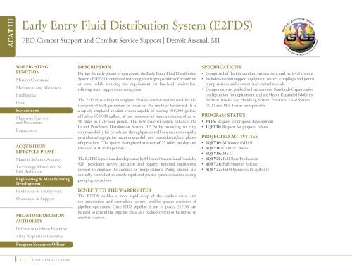 ACAT III Early Entry Flui
