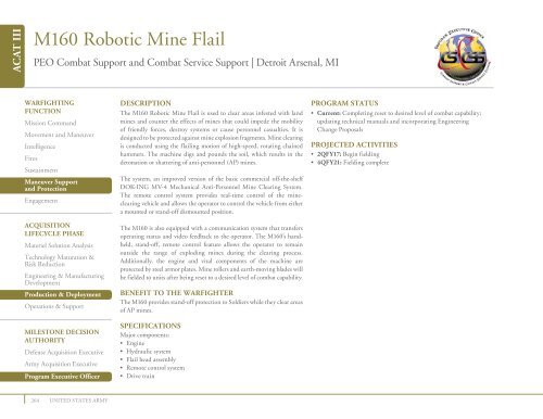 ACAT III M160 Robotic Min