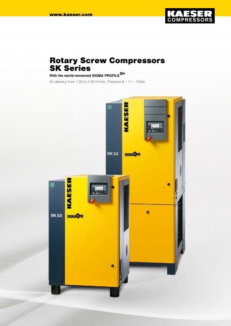 Rotary Screw Compressors SK Series