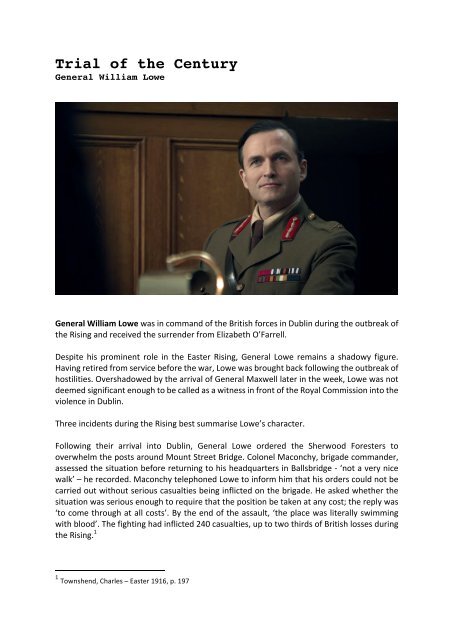 General William Lowe