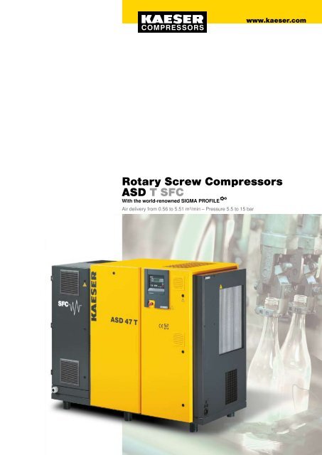 Rotary Screw Compressors ASD T SFC