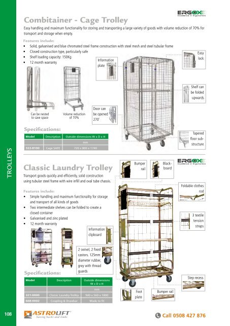 Combitainer - Cage Trolle
