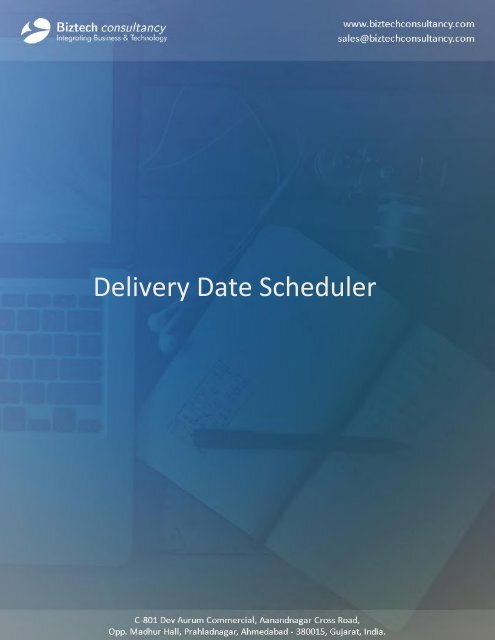 Magento Delivery Date Scheduler Extension Schedule Delivery Time And Date
