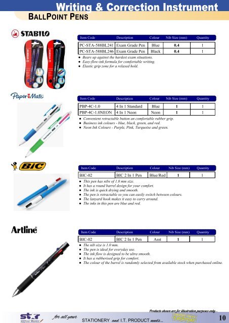 Writing & Correction Inst