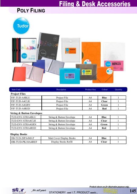 Filing WRITING & Desk IMP