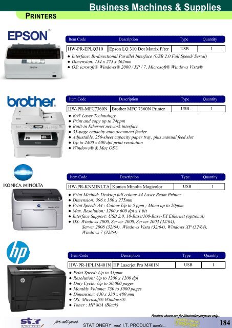 Business Machines & Suppl