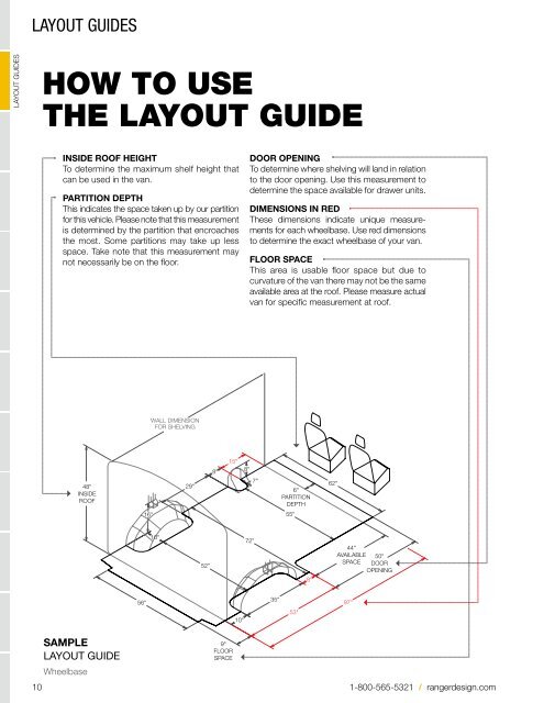 Ranger Design Vehicle Layout Guides