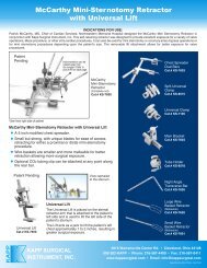 Cosgrove Valve Retractor System - Kapp Surgical Instruments, Inc.