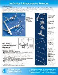 Cosgrove Valve Retractor System - Kapp Surgical Instruments, Inc.