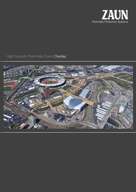 High Security Perimeter Event Overlay Brochure