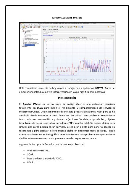 MANUAL APACHE JMETER