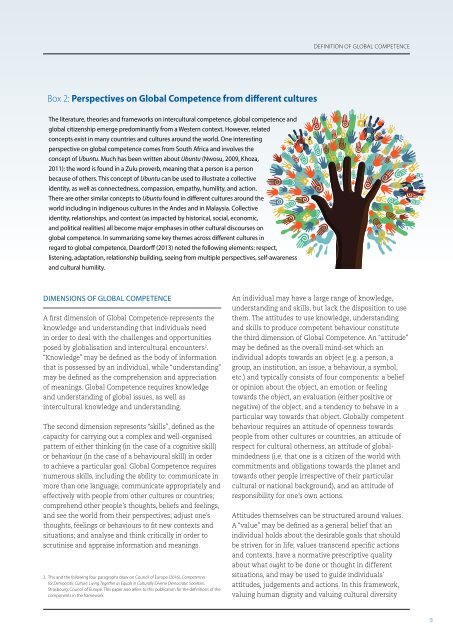OECD : GLOBAL COMPETENCY
